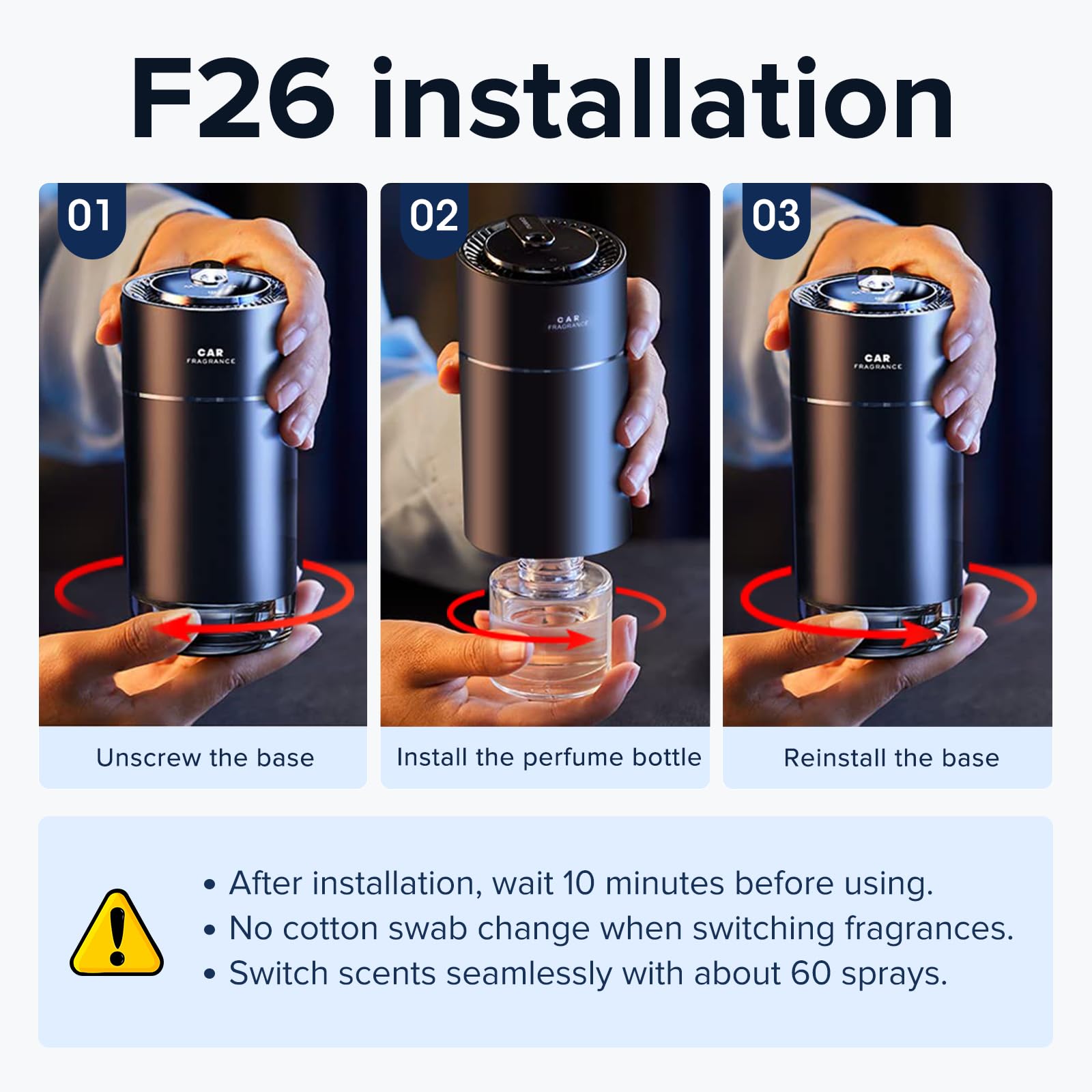 Ceeniu Car Fragrance Refill F26/F39 Dedicated