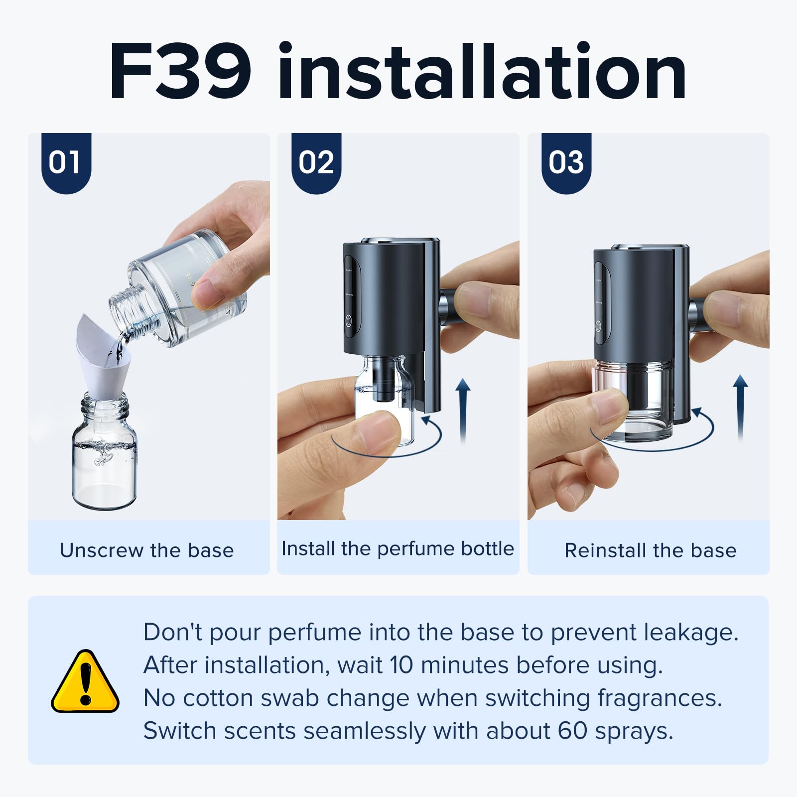 Ceeniu Car Fragrance Refill F26/F39 Dedicated